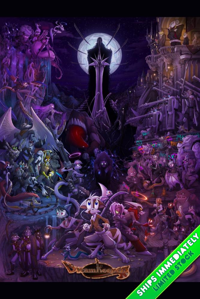Dream Keepers :: Cast in Shadow Wallscroll