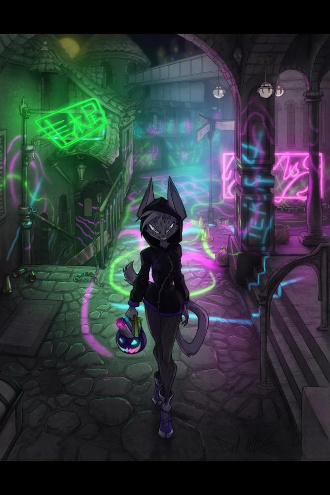 Dream Keepers :: Tekra Paint the Town Wallscroll